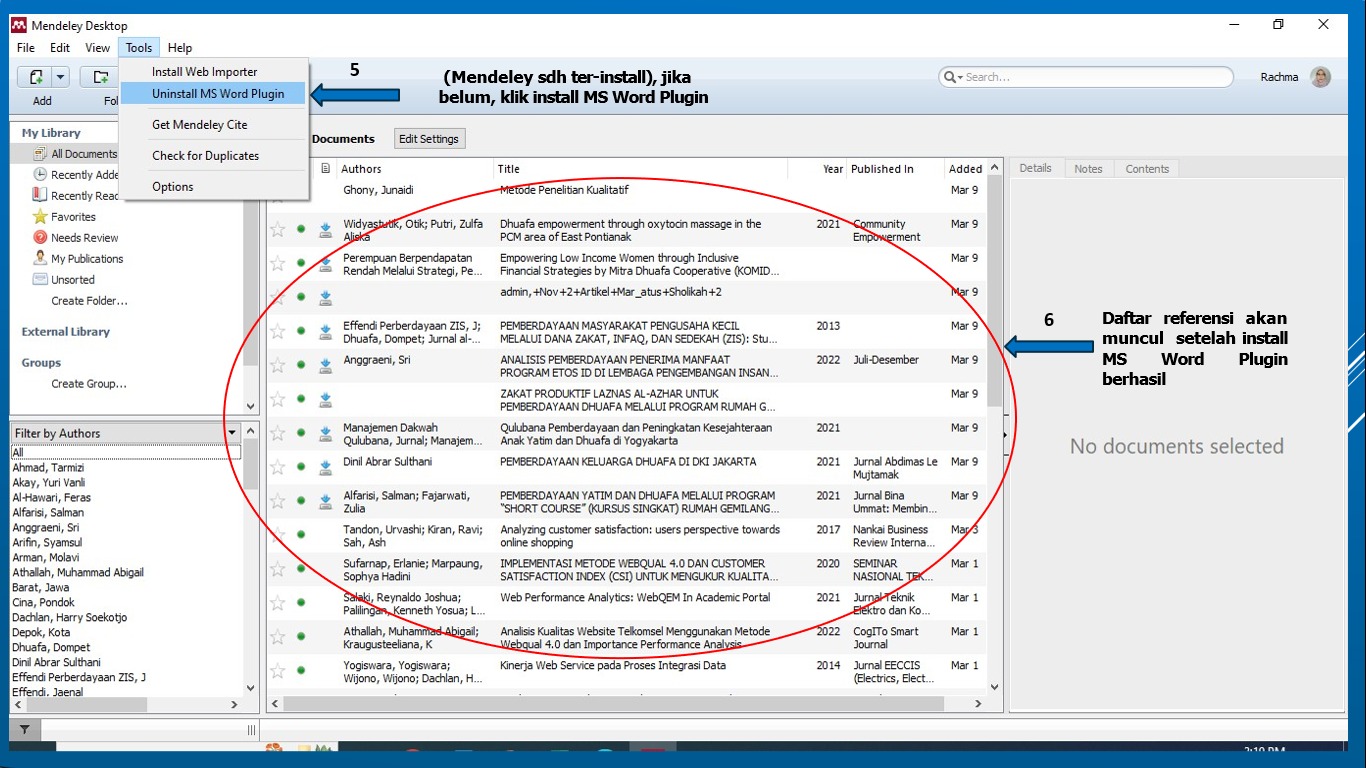 Cara Menggunakan Mendeley (for Windows) Untuk Membuat Daftar Pustaka Secara Otomatis | My Blog ...